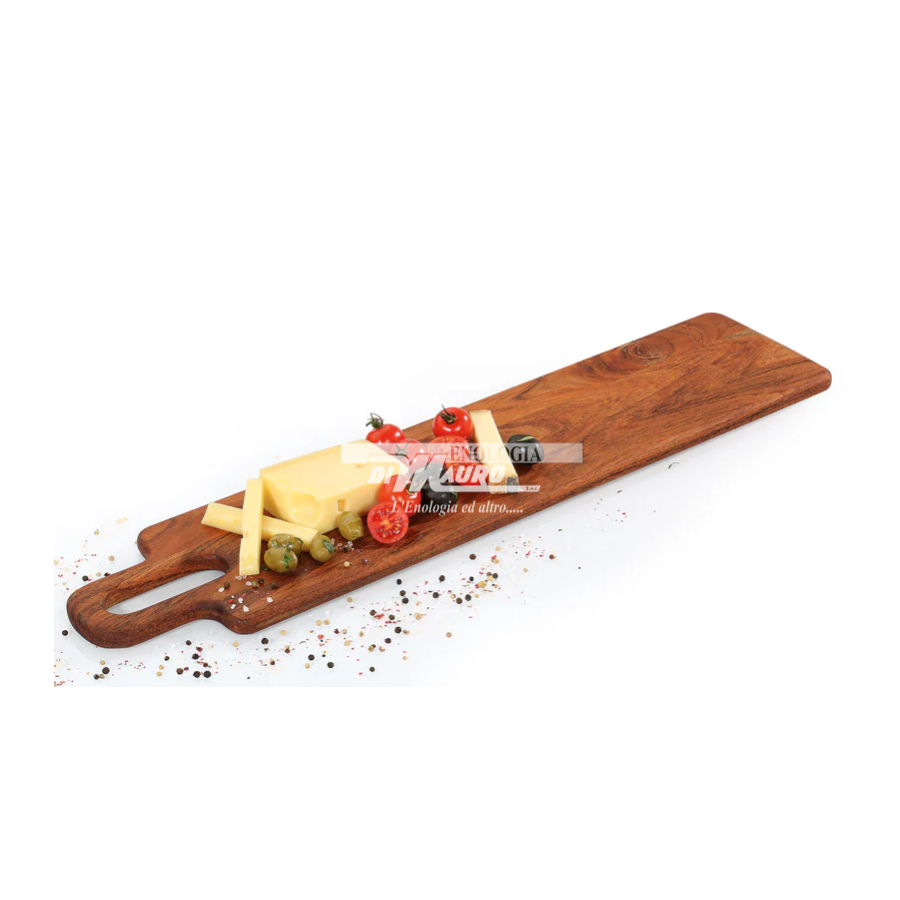 Tagliere Con Manico Acacia - 70 Cm – Di Mauro Enologia